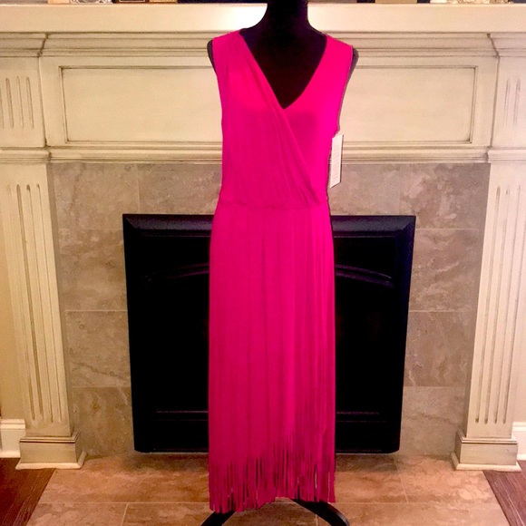 Boston Proper | Dresses | Boston Proper Hot Pink Dress | Poshmark